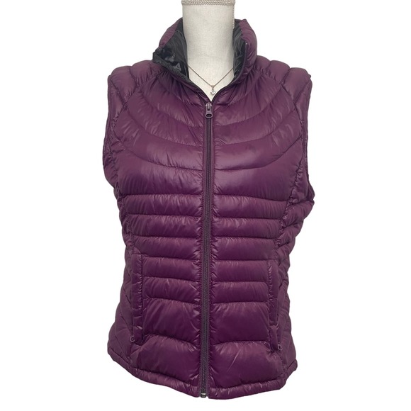Bernardo | Jackets & Coats | Womens Bernardo Purple Goose Down Quilted ...